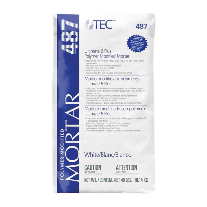 TEC® ULTIMATE 6 PLUS MORTAR POLYMER MODIFIED MORTAR – Northern Blue